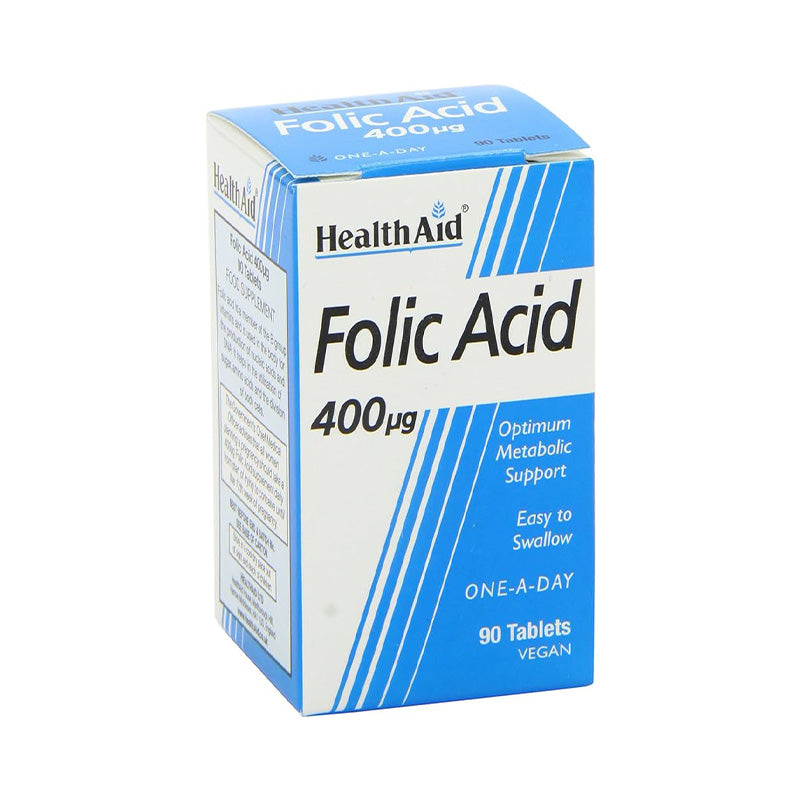Health Aid Folic Acid 400 mcg Tab 90’s – Online Pharmacy Qatar Truth Care