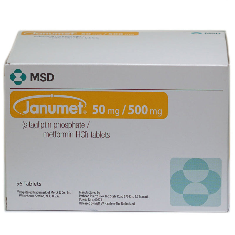 JANUMET 50/500 MG TAB 56 S – Truth Care Pharmacy