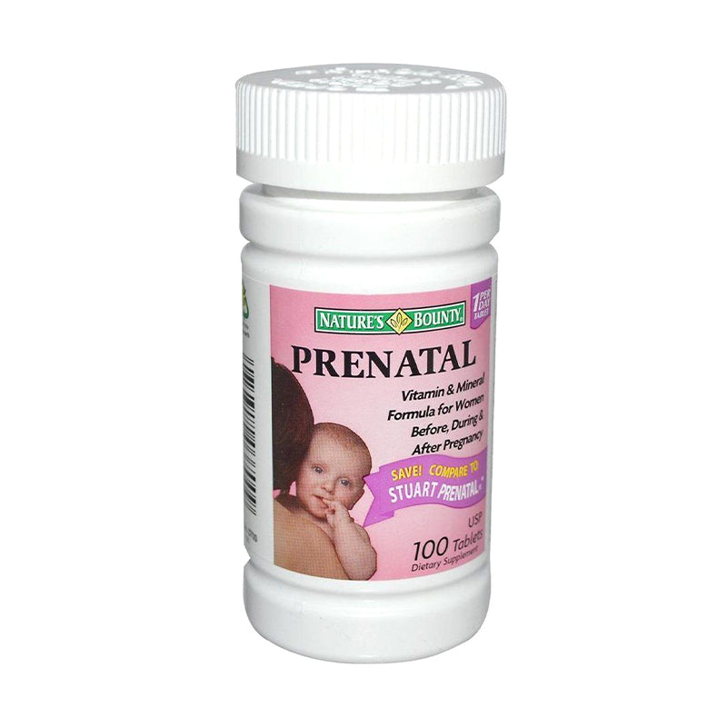 Order Nature's Bounty Prenatal Tablets - 100 Tablets – Online Pharmacy ...