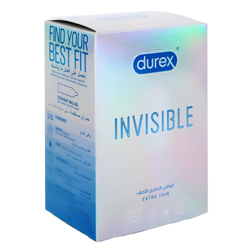 DUREX INVISIBLE EXTRA THIN 20'S – Online Pharmacy Qatar Truth Care
