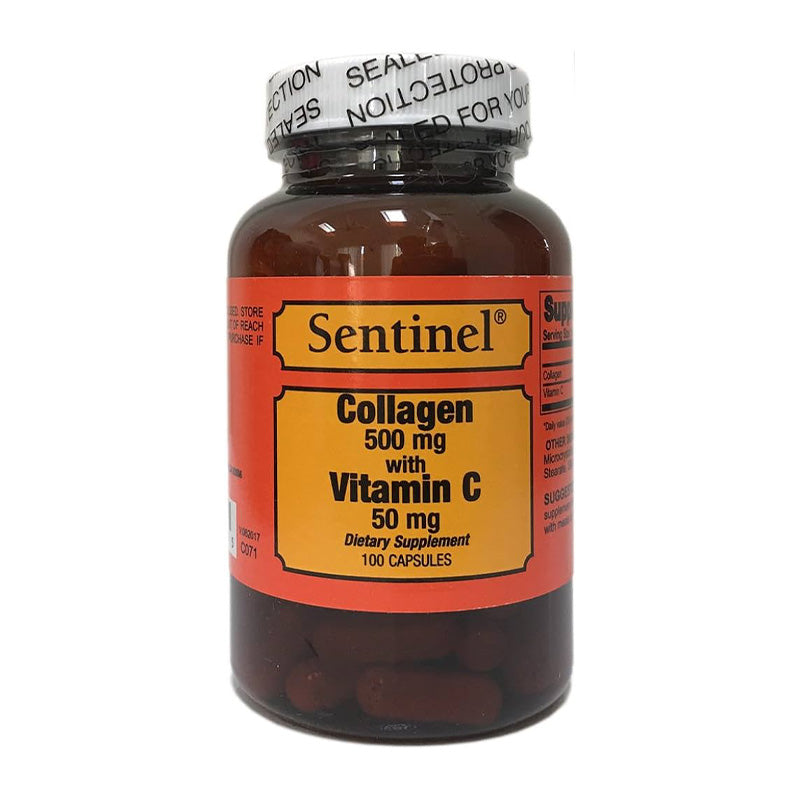 Sentinel Collagen 500 Mg & Vitamin C 50 Mg 100 Capsules – Online ...