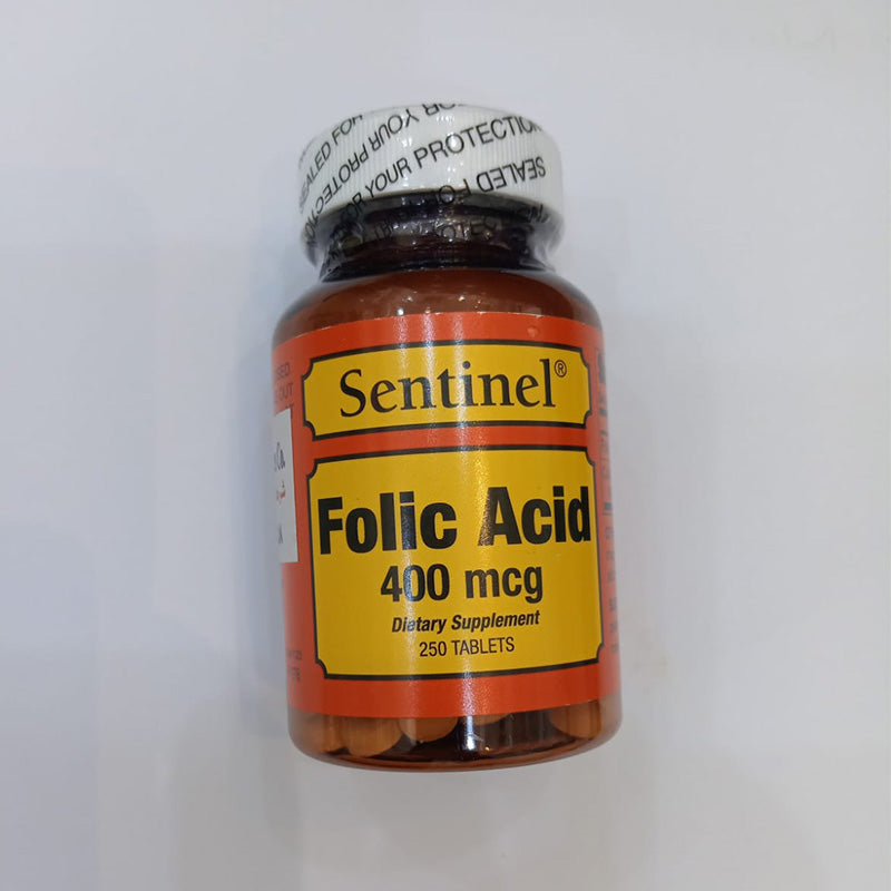 Sentinel Folic Acid 400 Mcg Tab 250 S – Truth Care Pharmacy