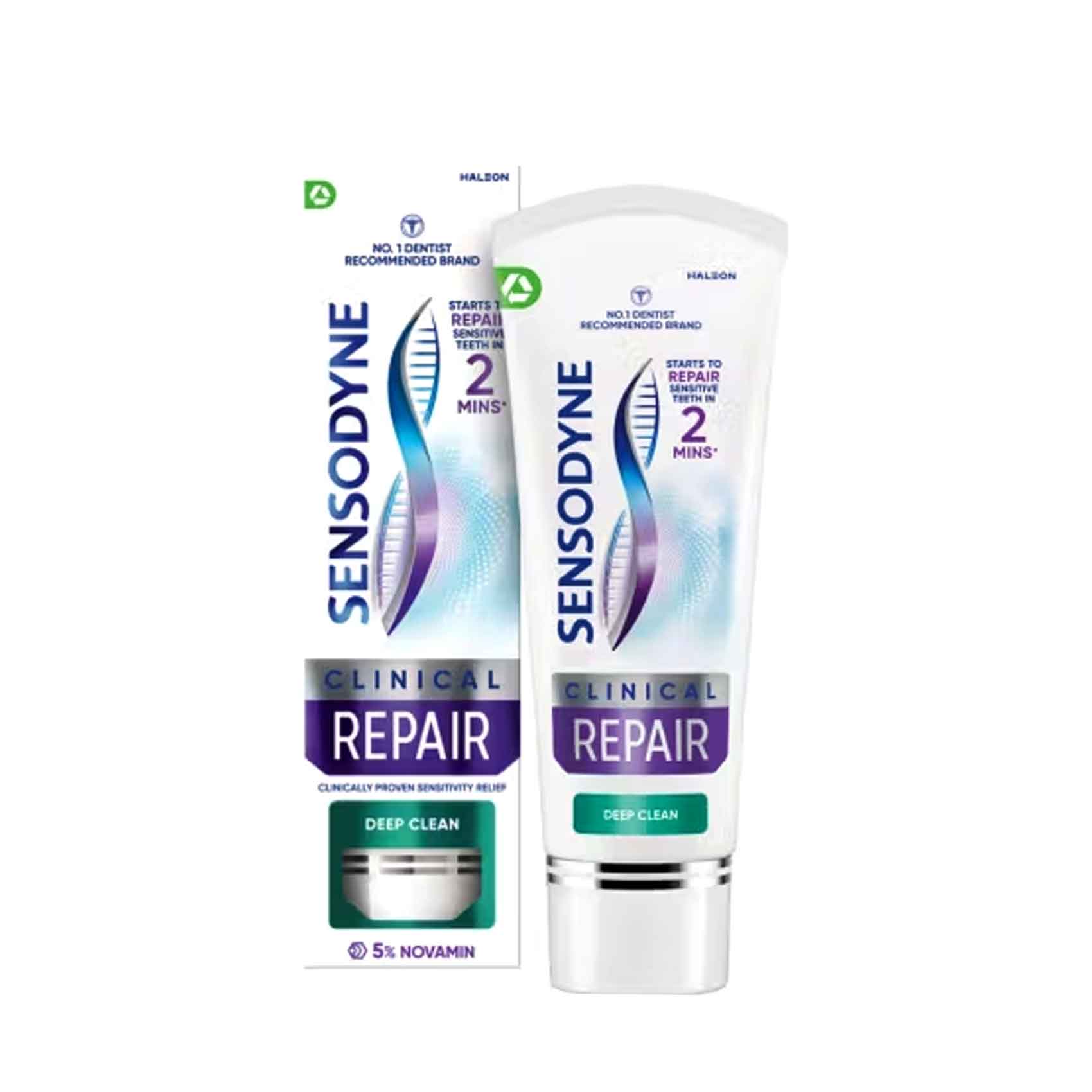 SENSODYNE CLINICAL REPAIR DEEP CLEAN 75ML 5% NOVAMIN – Online Pharmacy ...