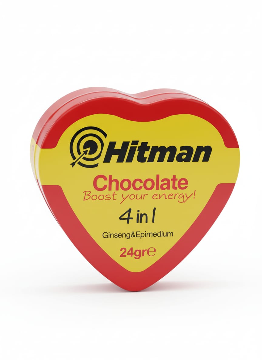 Hitman heart shaped chocolate 24gm – Online Pharmacy Qatar Truth Care