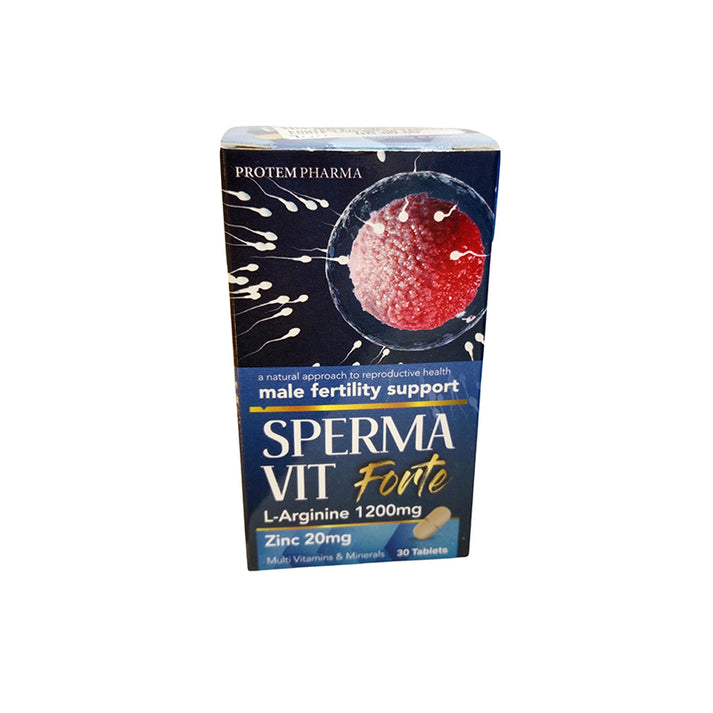 Buy Protem Pharma Spermvit Forte 1200 mg 30 Tablets – Online Pharmacy ...
